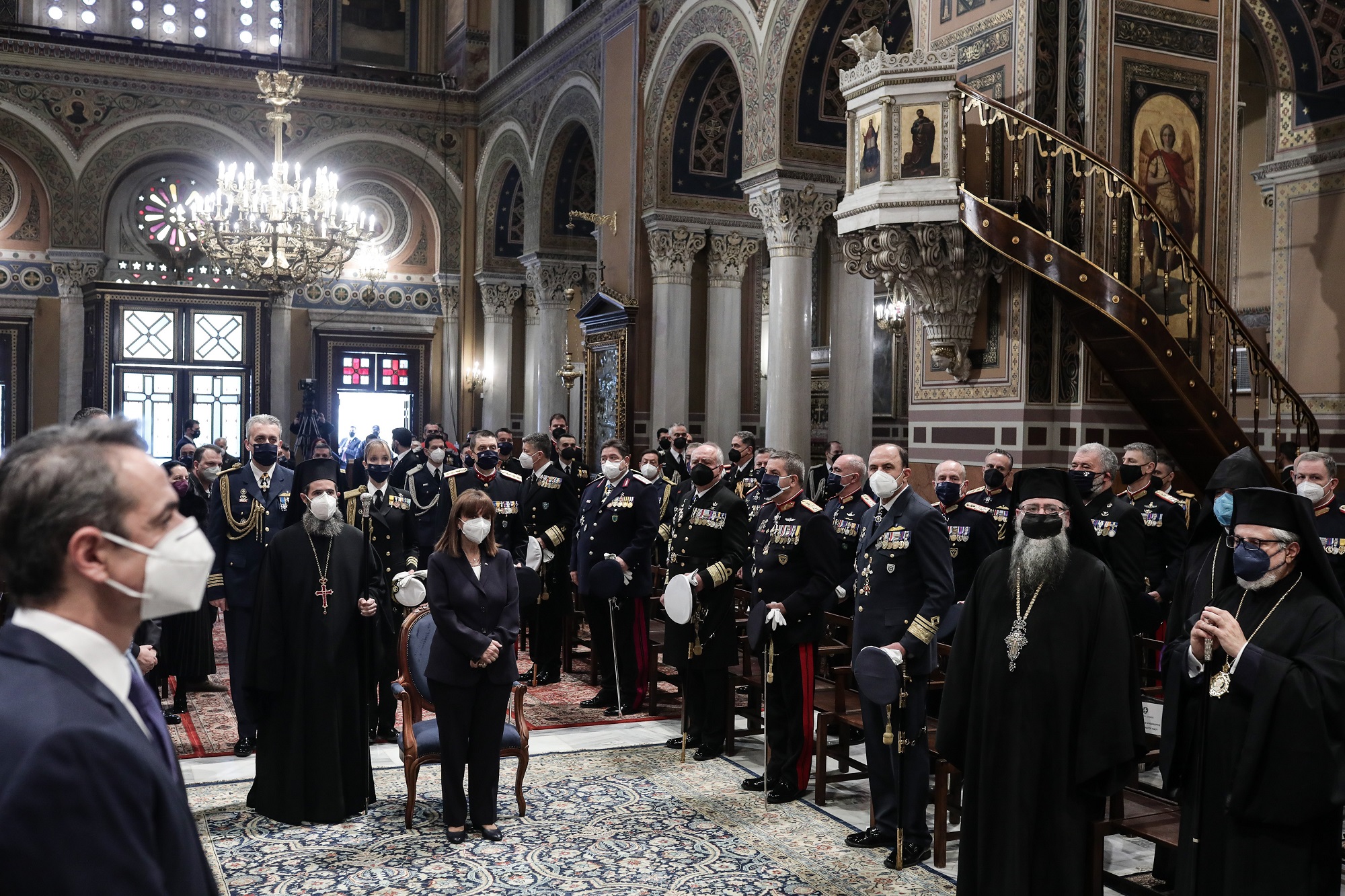 Η ΠτΔ στην πρωτοχρονιάτικη δοξολογία στον Καθεδρικό Ναό των Αθηνών ...