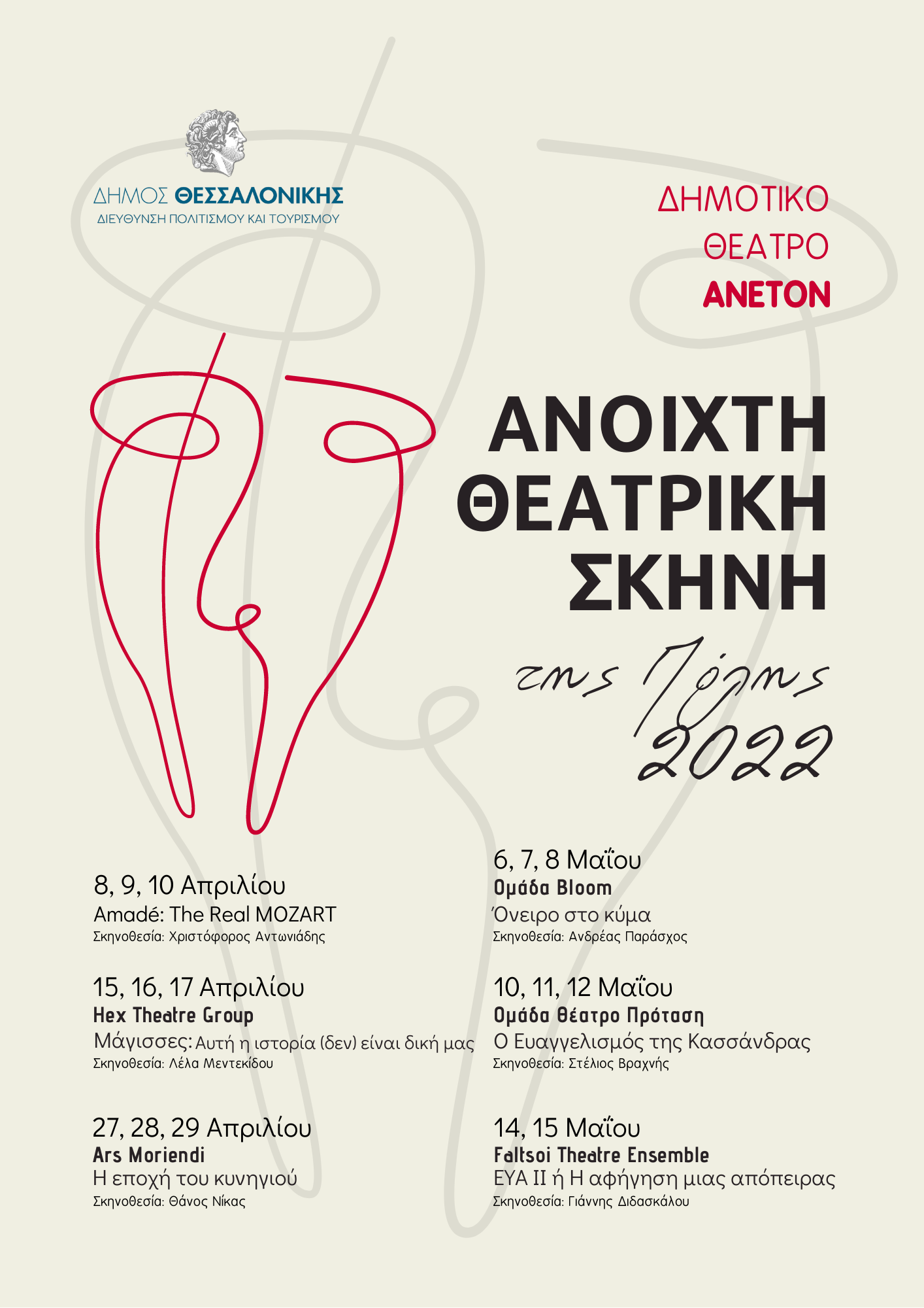 Αυλαία για την "Ανοιχτή Θεατρική Σκηνή 2022" από τον Δήμο Θεσσαλονίκης ...