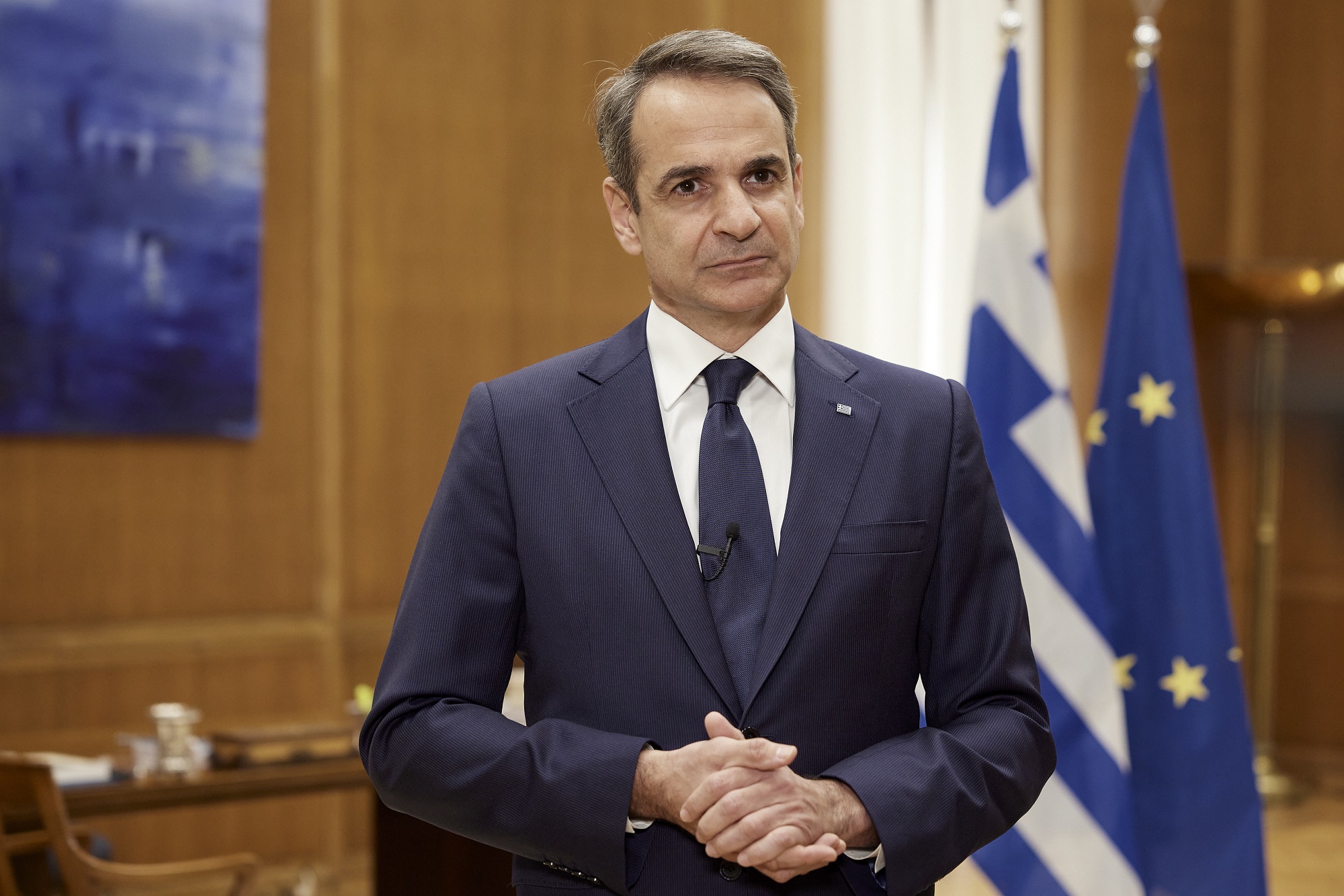 Μητσοτάκης για ομιλία Ζελένσκι: Συμπαραστεκόμαστε στο ελεύθερο Κίεβο ...