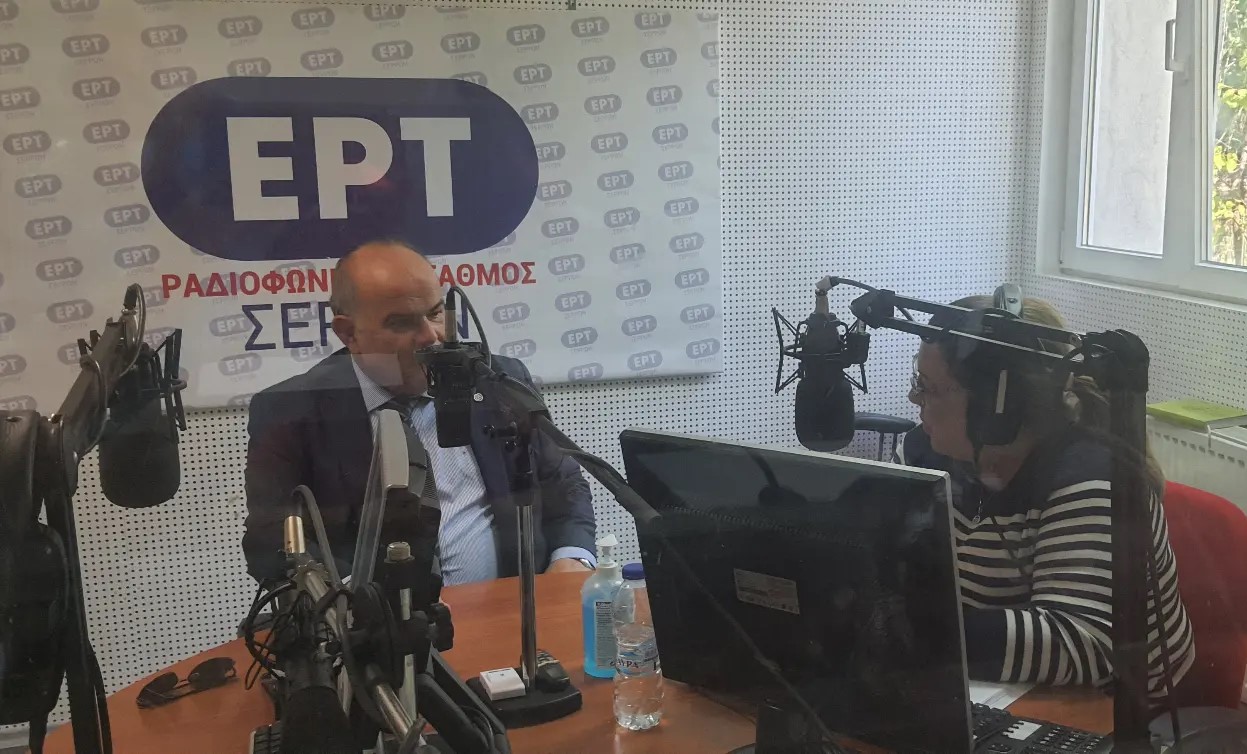 Στην ΕΡΤ Σερρών ο πρόεδρος της ΓΣΕΒΕΕ Γ. Καβαθάς - ertnews.gr