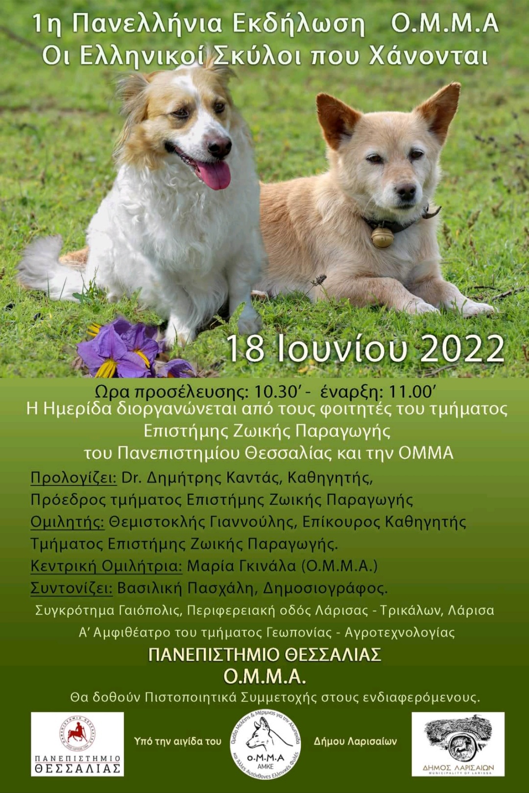 Ημερίδα για τους Ελληνικούς Σκύλους που απειλούνται με εξαφάνιση ...
