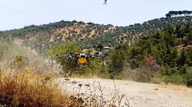 Drones για την καταγραφή της καμένης έκτασης στην Λέσβο - ertnews.gr
