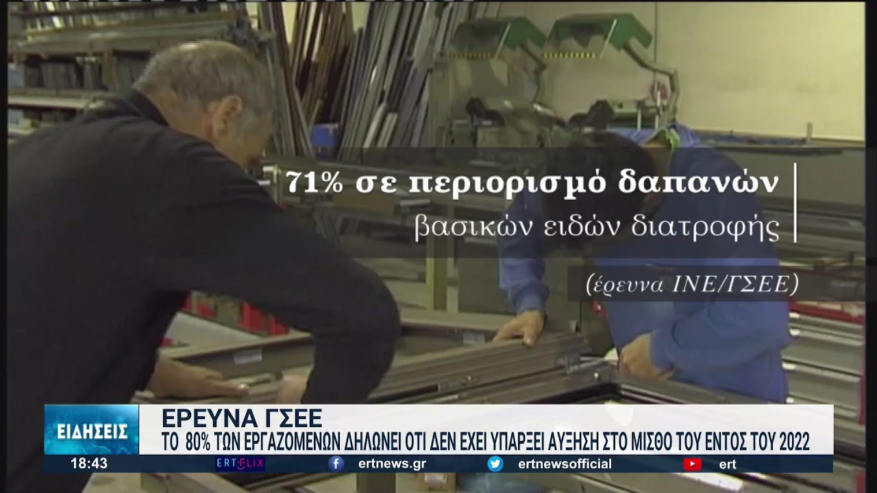 Έρευνα ΓΣΕΕ: Το 71% των εργαζομένων ιδιωτικού τομέα περιορίζει τα βασικά αγαθά διατροφής ...