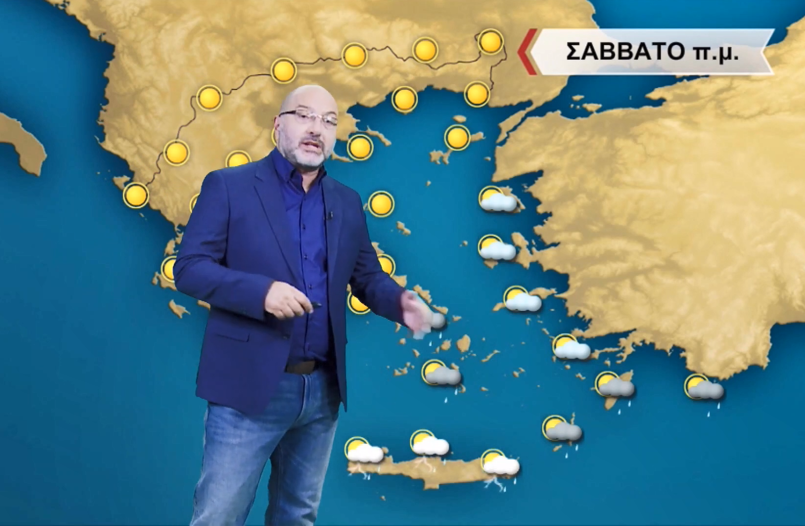 Ο καιρός με τον Σάκη Αρναούτογλου: Ηλιοφάνεια με αραιές συννεφιές το ...