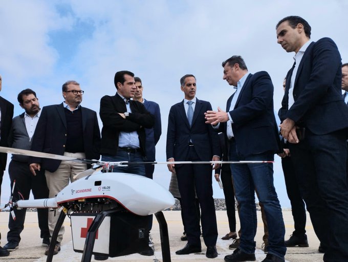 Με drone ιατροφαρμακευτικό υλικό στις Μικρές Κυκλάδες - ertnews.gr