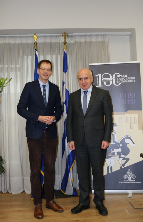 Συνάντηση του Χρ. Μέτιου με τον αναπληρωτή της πρεσβείας της Νορβηγίας ...