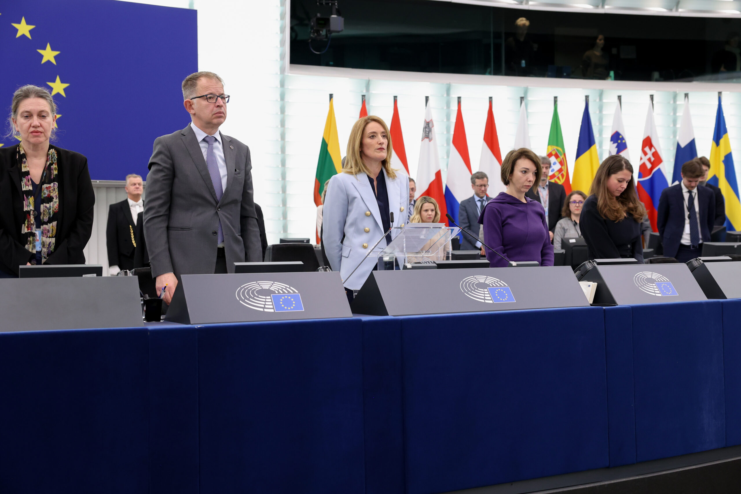 Στρασβούργο: Το Ευρωπαϊκό Κοινοβούλιο τήρησε ενός λεπτού σιγή για τα ...