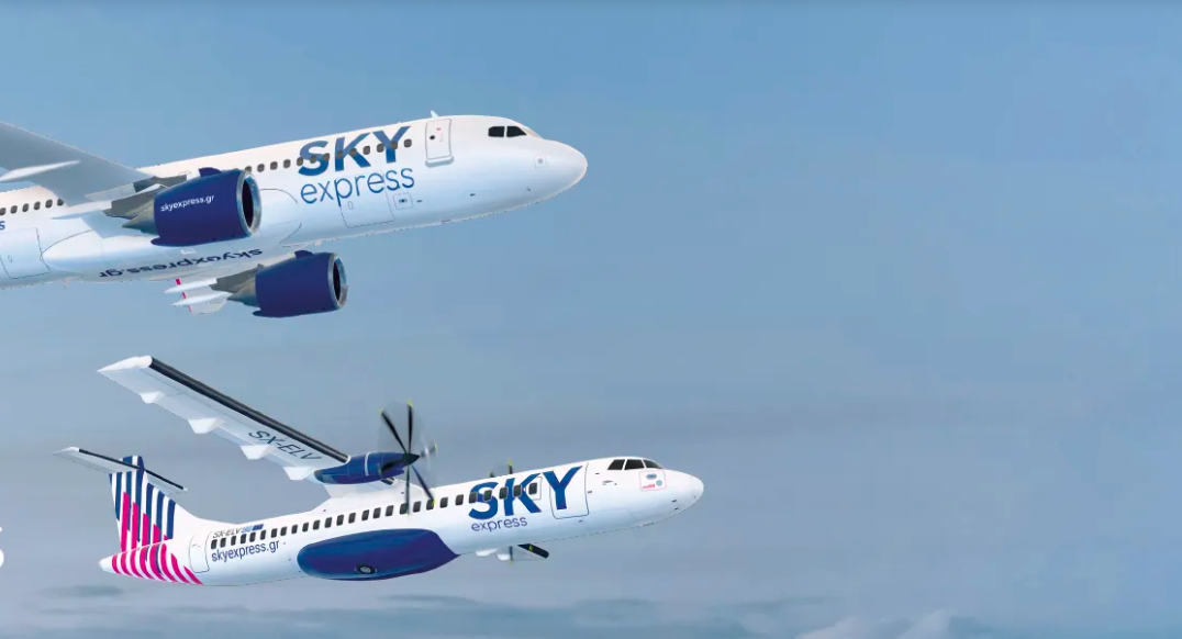 Φωτιά στη Ρόδο: Οι πτήσεις της SKY express από και προς το αεροδρόμιο ...