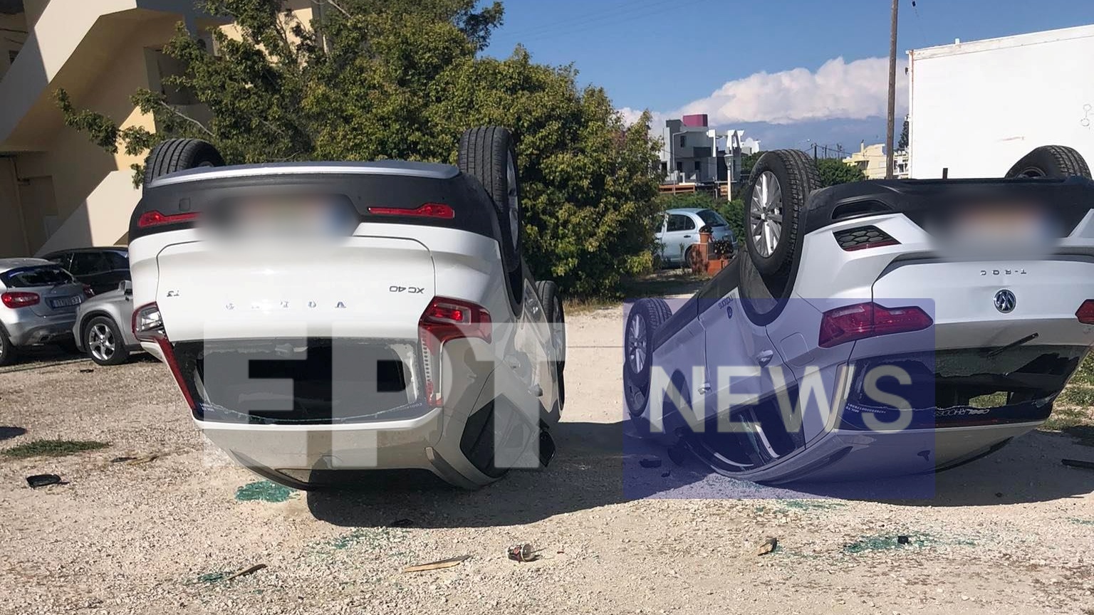 Ρόδος: Επιτέθηκαν και κατέστρεψαν αυτοκίνητα της Uber - ertnews.gr