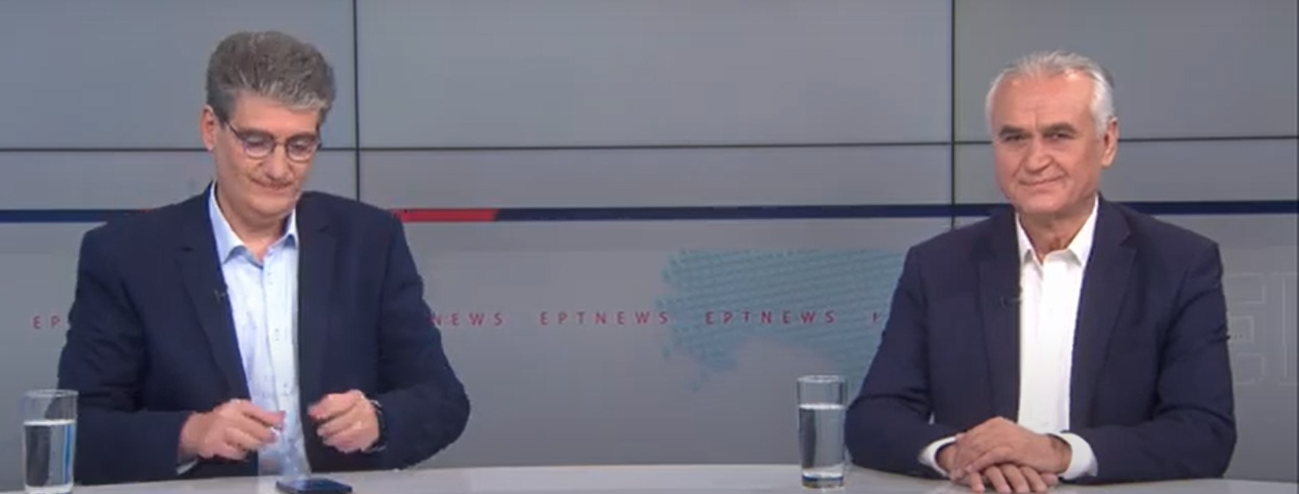 Ο Σάββας Αναστασιάδης και ο Χρήστος Γιαννούλης στην ΕΡΤ3 - ertnews.gr