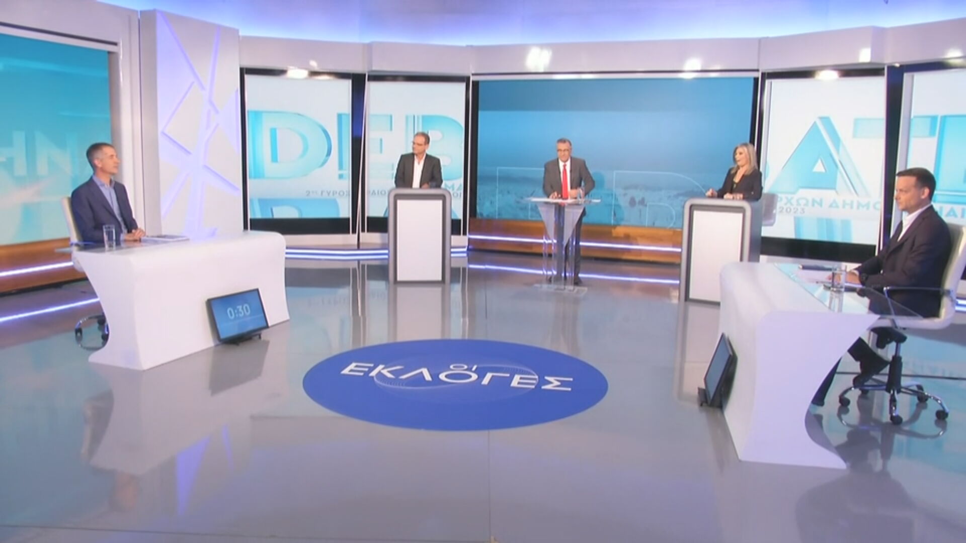 Debate Μπακογιάννη - Δούκα στην ΕΡΤ: Τι είπαν για κάμερες, αστυνόμευση ...