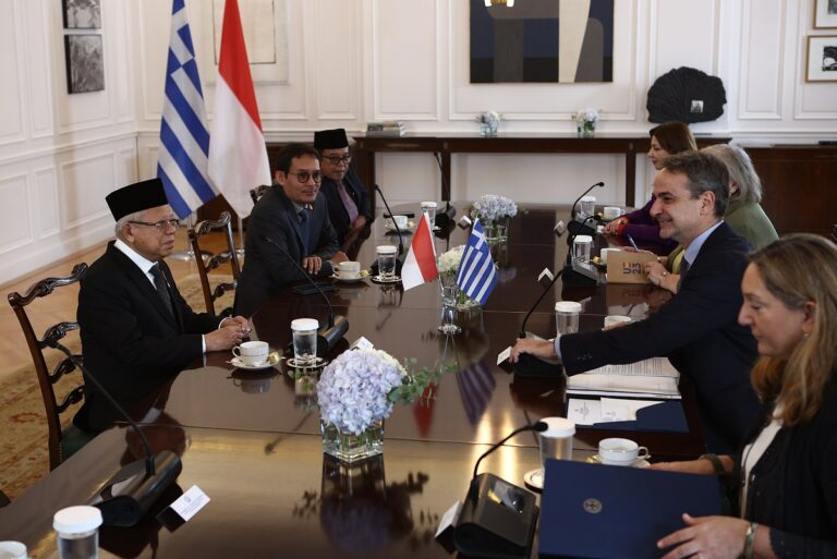 Συνάντηση Κ. Μητσοτάκη με Αντιπρόεδρο της Δημοκρατίας της Ινδονησίας ...