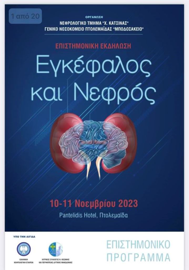 Πτολεμαΐδα: Επιστημονικό Συνέδριο για τον «Εγκέφαλο και τον νεφρό» με ...