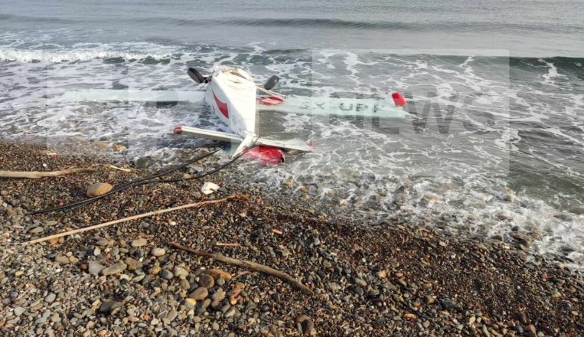 Η ΕΡΤ στο σημείο πτώσης του μονοκινητήριου αεροσκάφους - Ξεβράστηκε ...