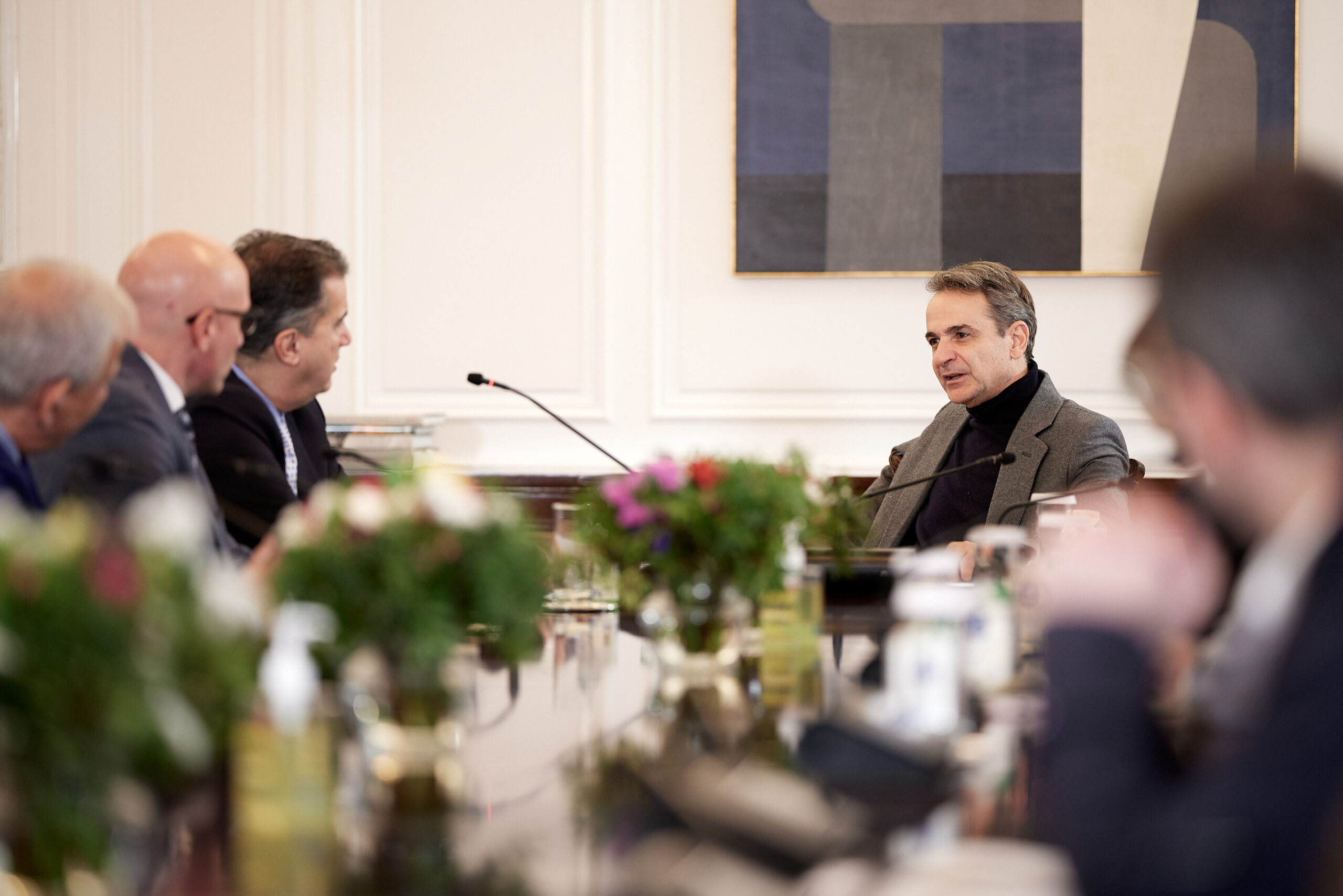 Με στελέχη των ομίλων Inter IKEA και FOURLIS συναντήθηκε ο Κ. Μητσοτάκης για κατασκευή διεθνούς ...