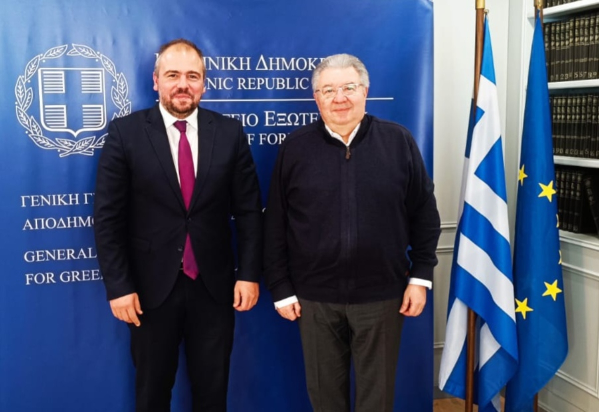 Συνάντηση Φ. Φόρτωμα με τον Ι. Χρυσουλάκη για θέματα του Απόδημου ...