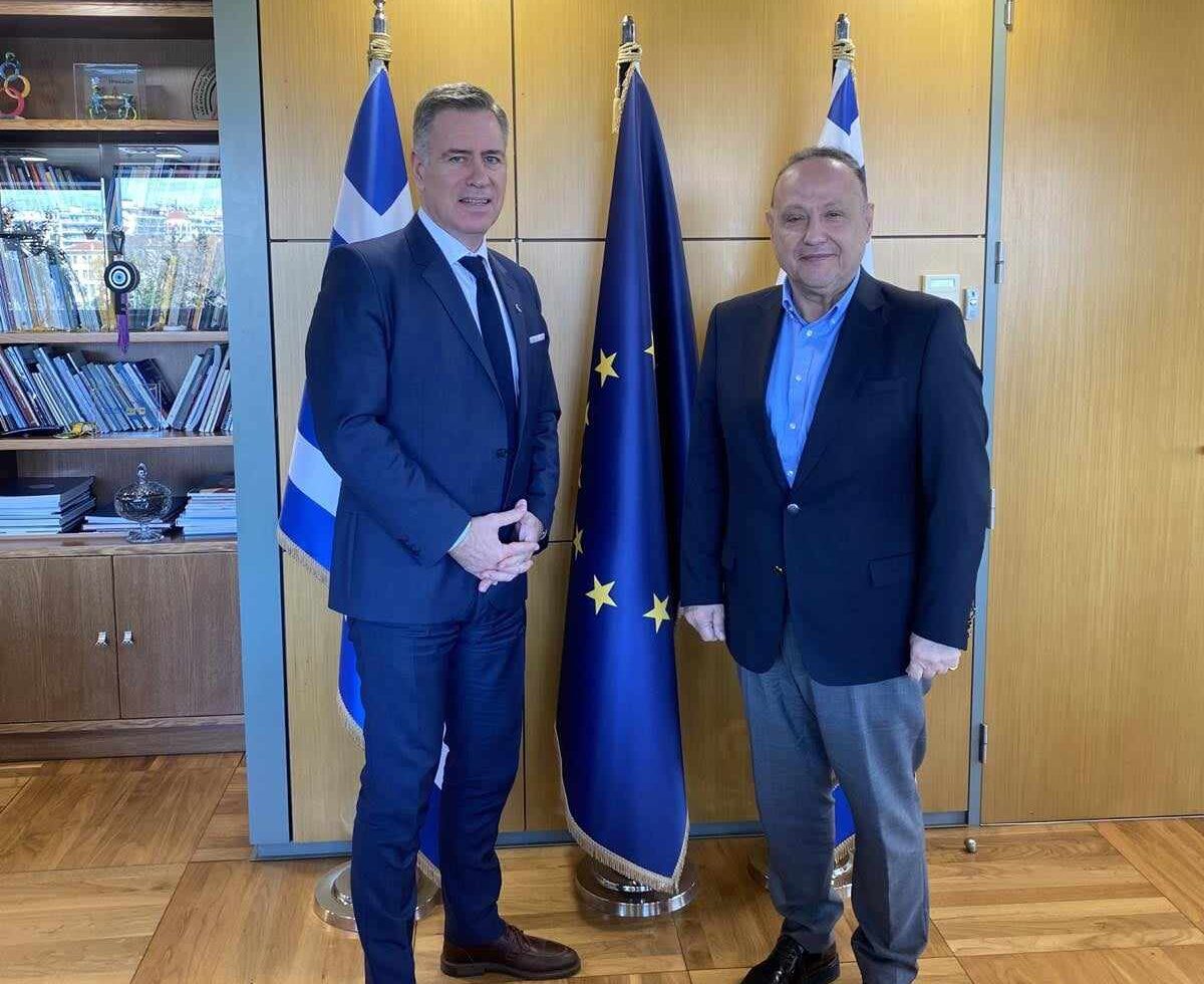 Συνάντηση εργασίας του δημάρχου Θεσσαλονίκης Στ. Αγγελούδη με τον ...
