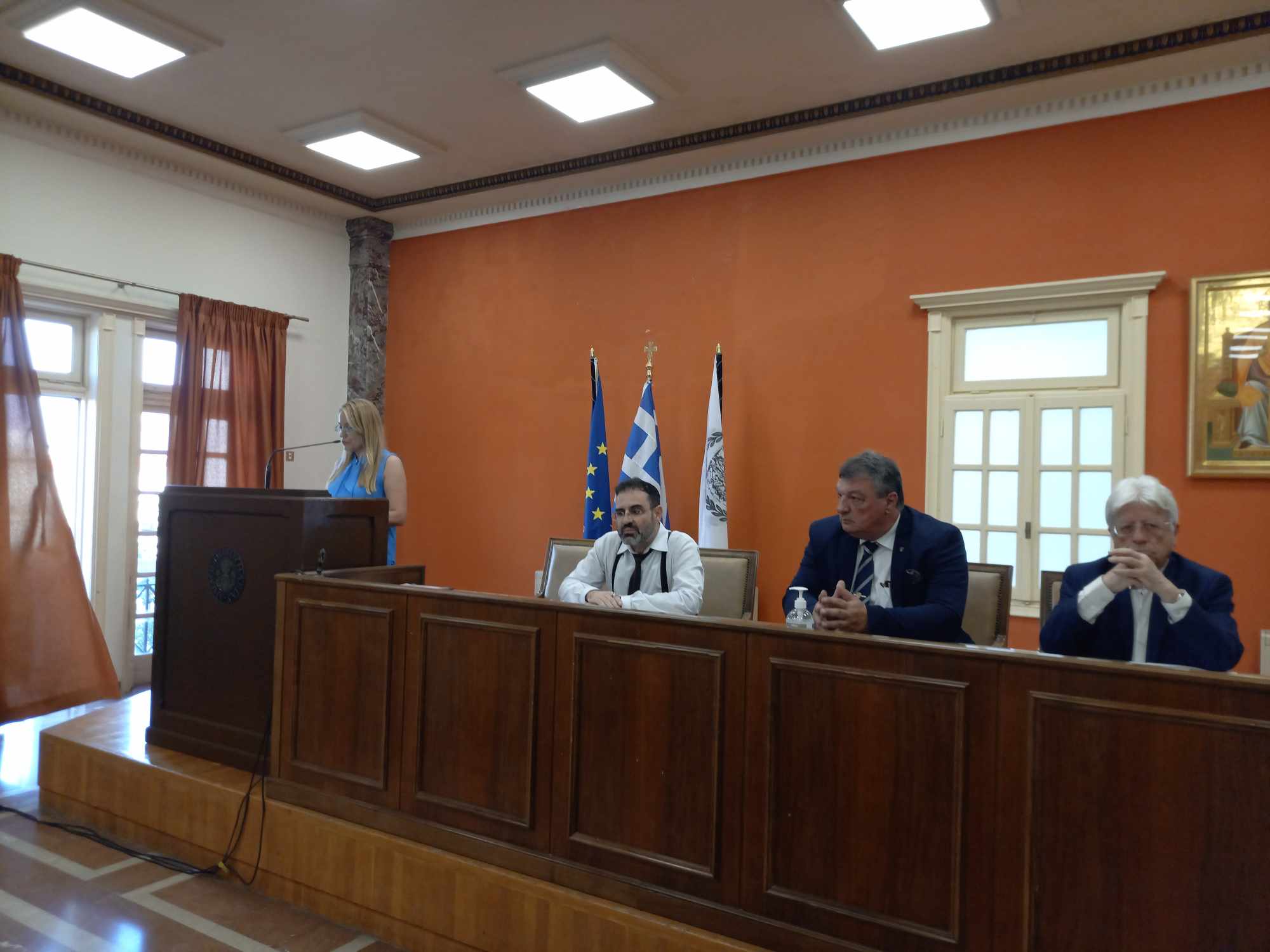 Η σημαία της Ελευθερίας από τα Ιόνια Νησιά στο Κατάκολο - ertnews.gr
