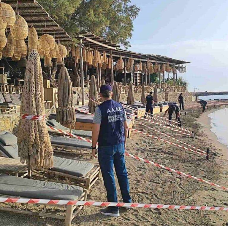 Ρόδος: Σφραγίστηκε το Beach Bar στην παραλία της Αγίας Μαρίνας - ertnews.gr
