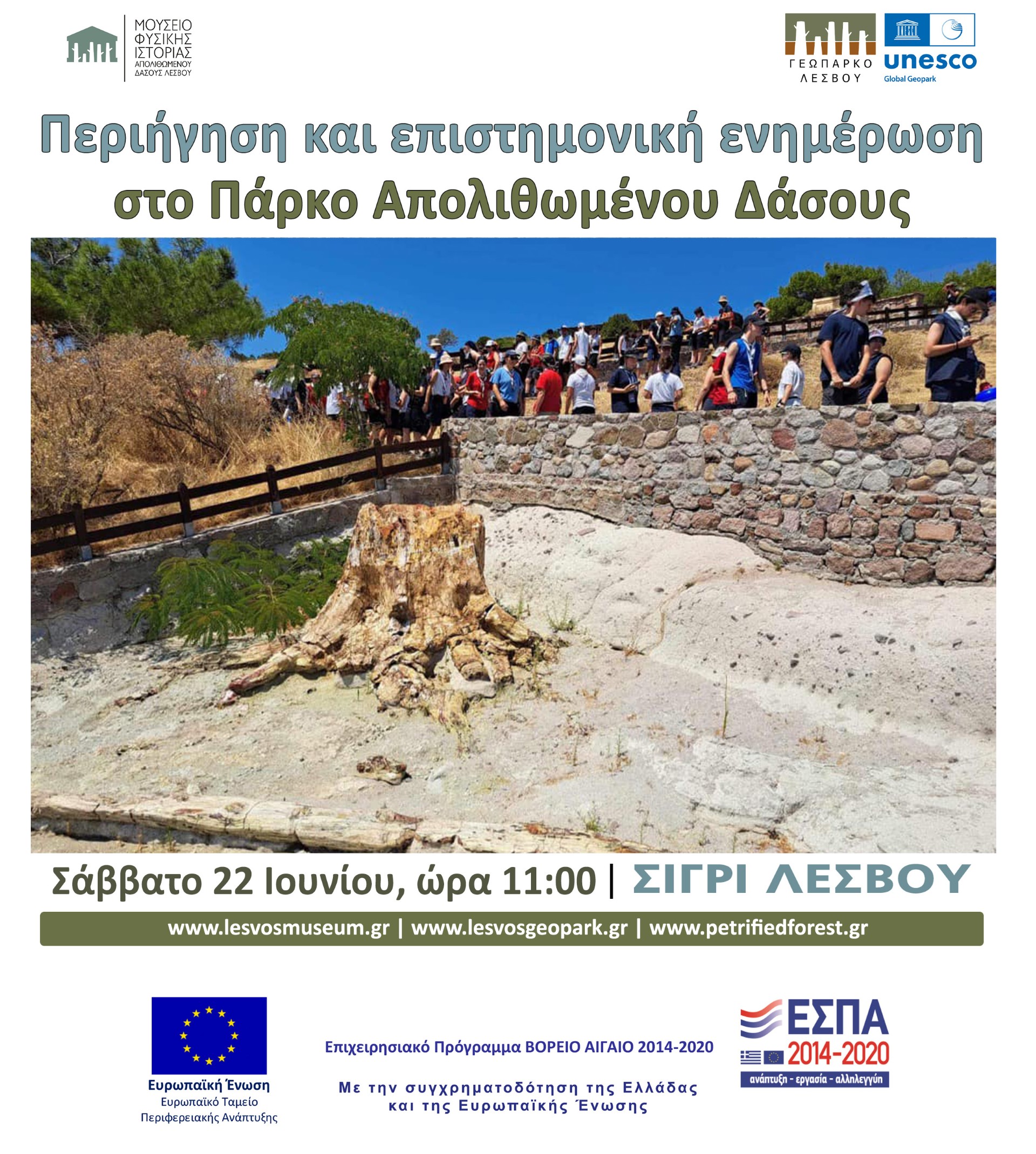 Λέσβος: Περιήγηση και επιστημονική ενημέρωση στο Πάρκο Απολιθωμένου ...