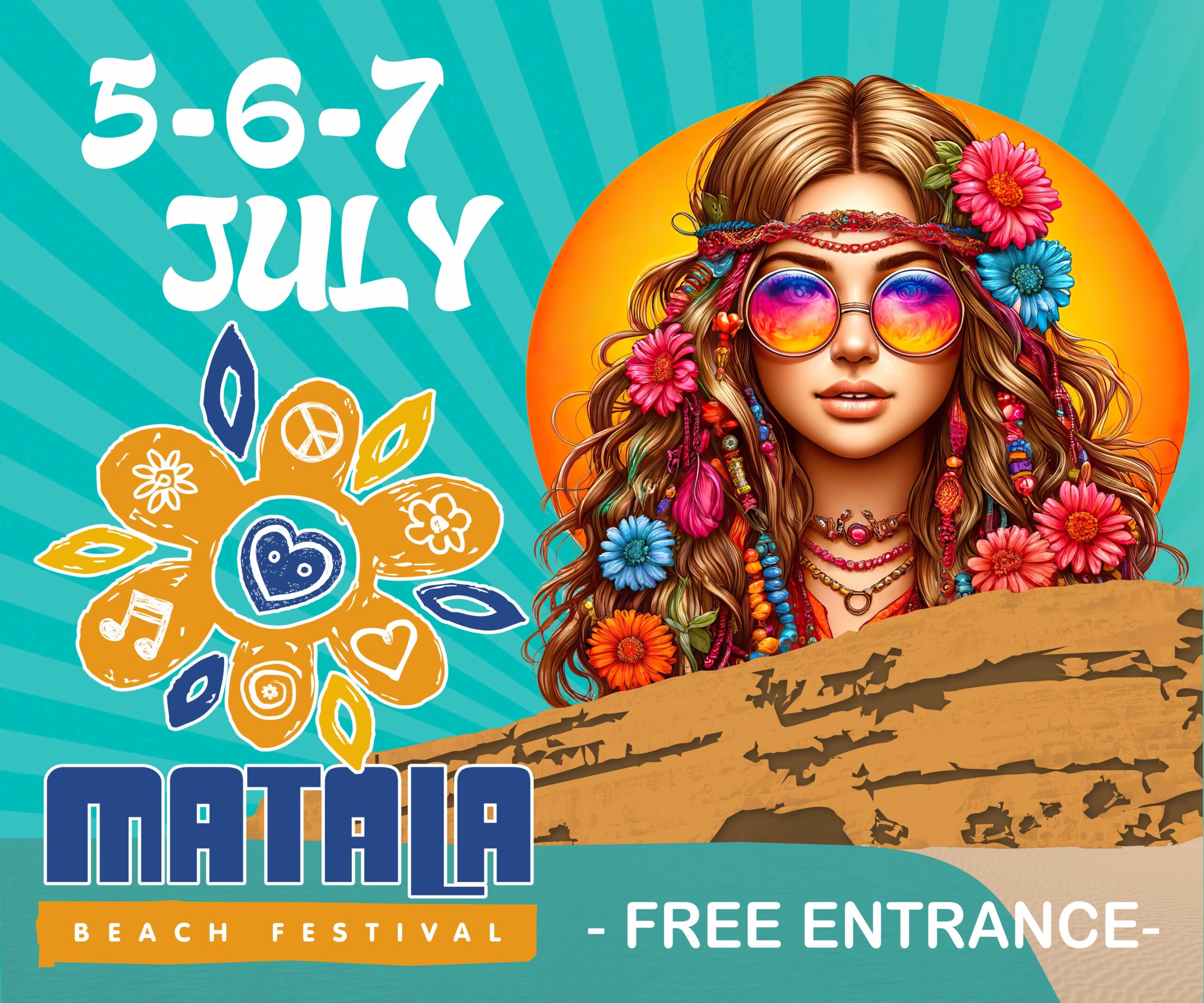Ηράκλειο: Στις 5, 6 και 7 Ιουλίου το Matala Beach Festival επιστρέφει στη διάσημη παραλία ...