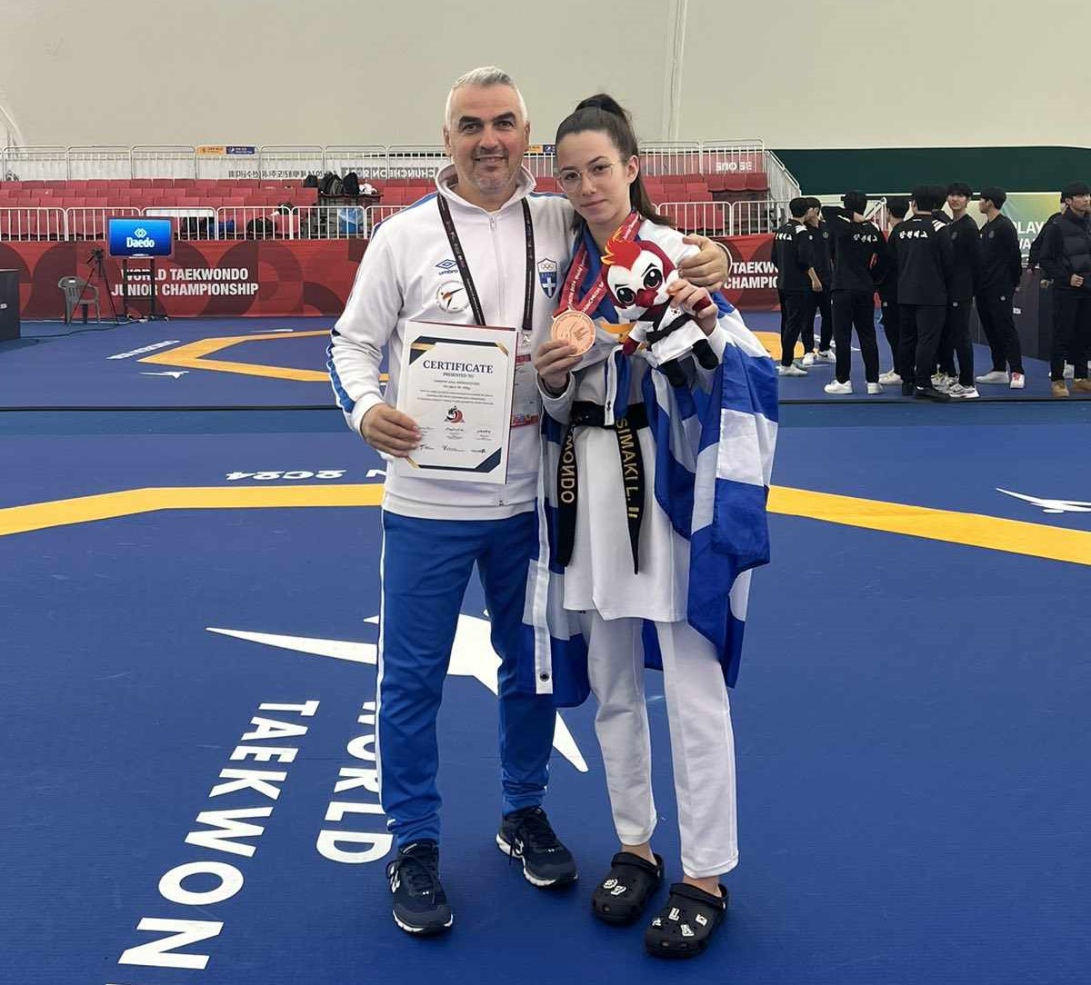 Χάλκινη στο Παγκόσμιο πρωτάθλημα Ταεκβοντό η Λαμπριάννα Ασημάκη από το ...