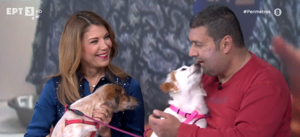 Γ. Νταής: Ο οπερατέρ της ΕΡΤ3 που υιοθέτησε δύο αδέσποτα από τη Μυτιλήνη - ertnews.gr