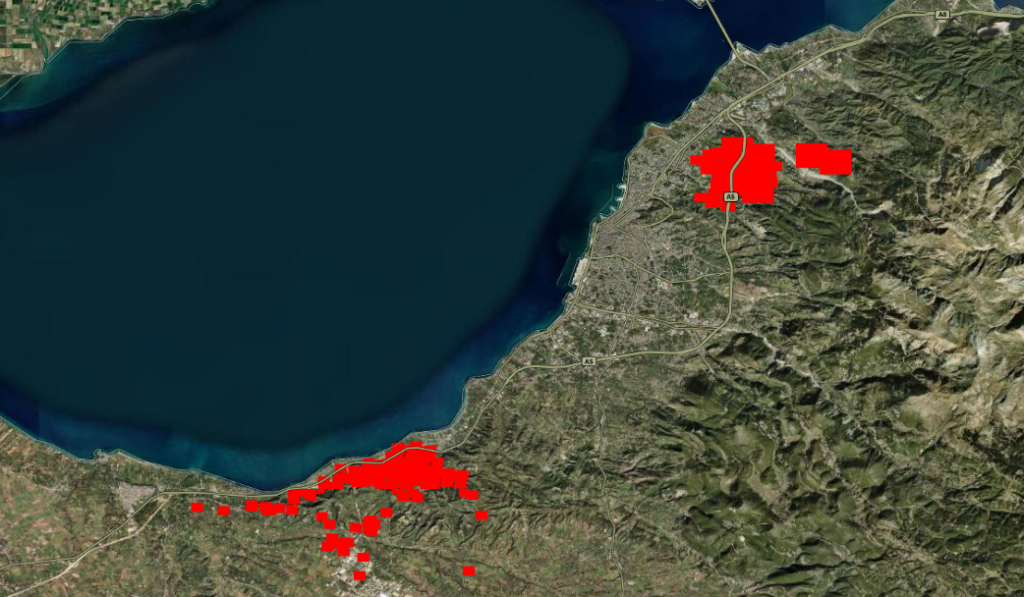 Live οι φωτιές που είναι σε εξέλιξη στη χώρα - Εικόνα από δορυφόρους ...