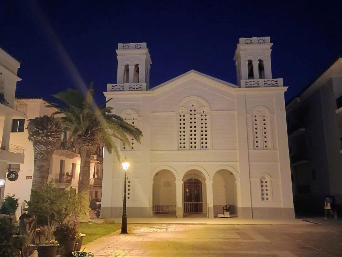 Παρουσία της Λίνας Μενδώνη τα εγκαίνια του Ι.Ν. του Αγίου Νικολάου ...